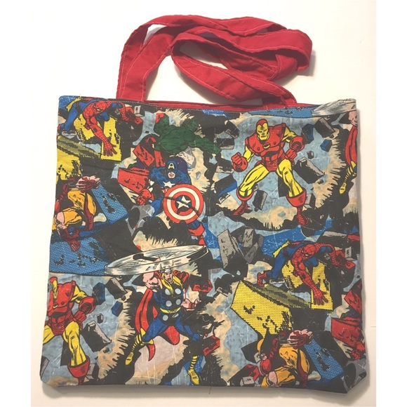 Bags | Marvel Comics Avengers Tote Bag | Poshmark